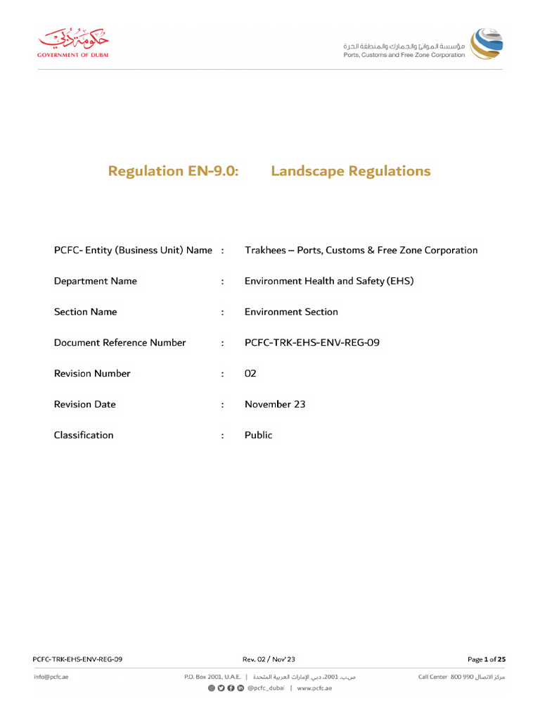 Regulation En 9 0 Landscape Regulations Pdf