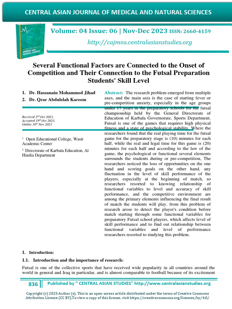 Several Functional Factors Are Connected To The Onset of Competition ...