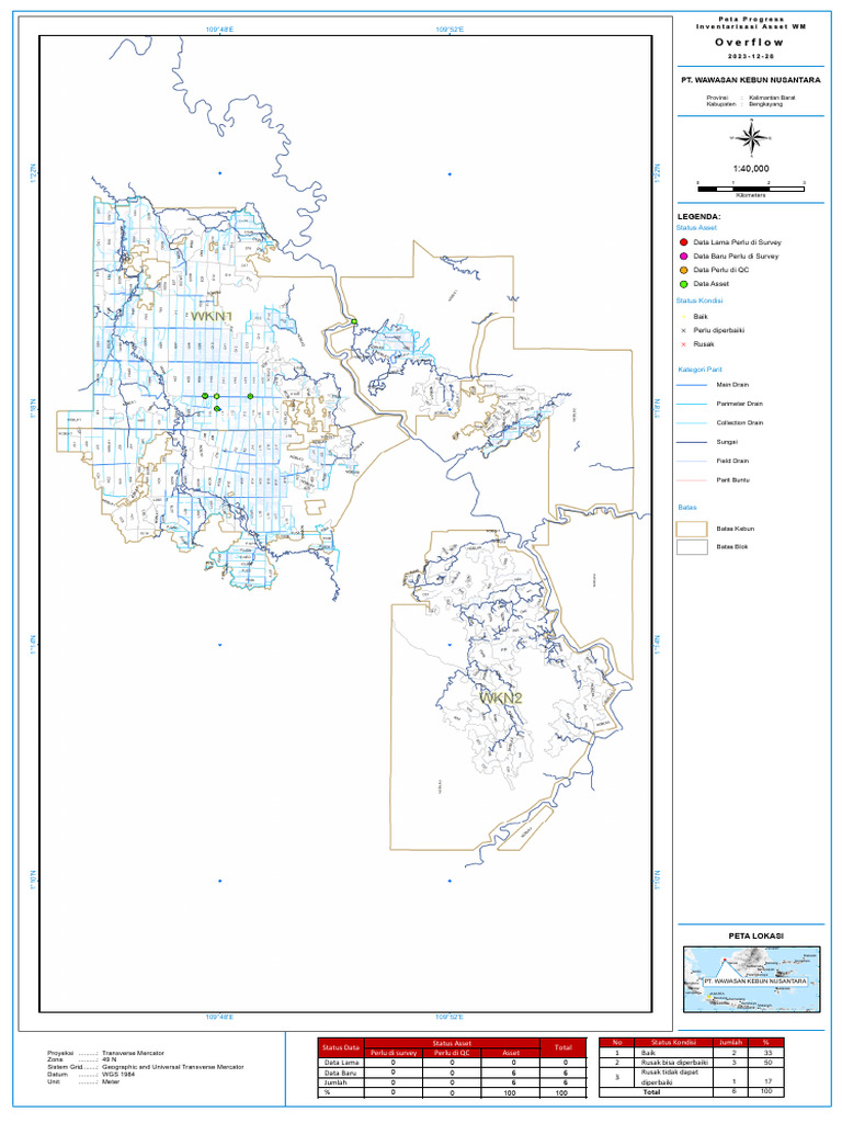 Peta Inventaris Asset - Overflow - WKN | PDF