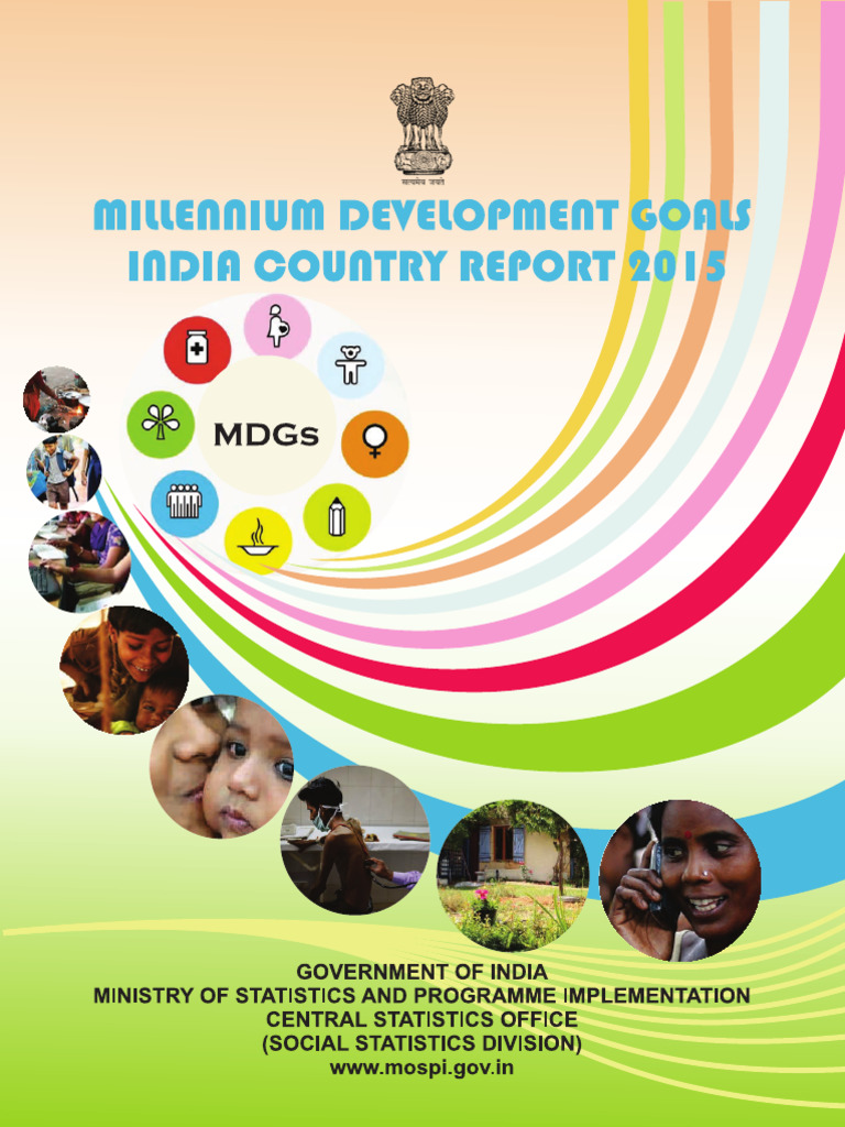 India MDGs 2015 Progress Report | PDF | Millennium Development Goals ...