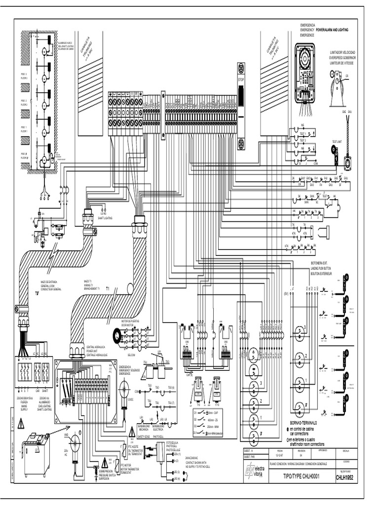 Electra Vitoria Elevator Wiring Diagram | PDF