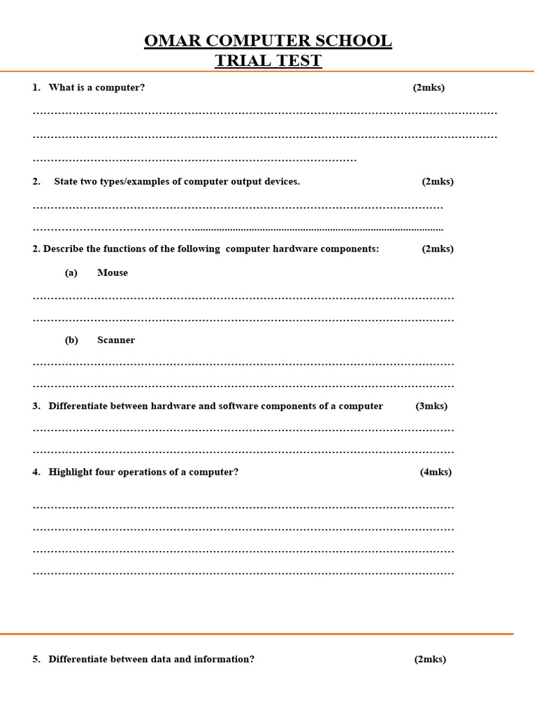 Computer Final Exams | PDF | Manufactured Goods | Information Technology
