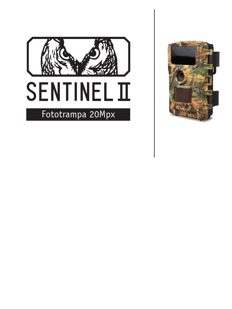 Sentinel II - MANUAL FOTOTRAMPA | PDF | Cámara | Diodo emisor de luz
