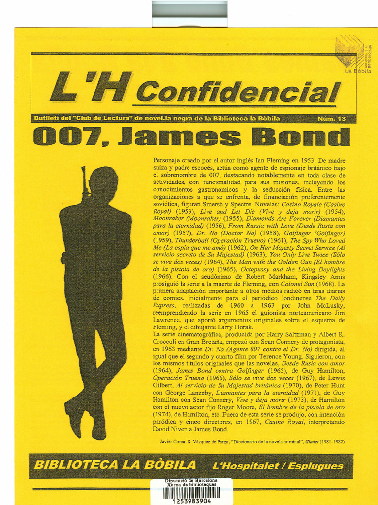L'H Confidencial, 13. 007, James Bond | PDF