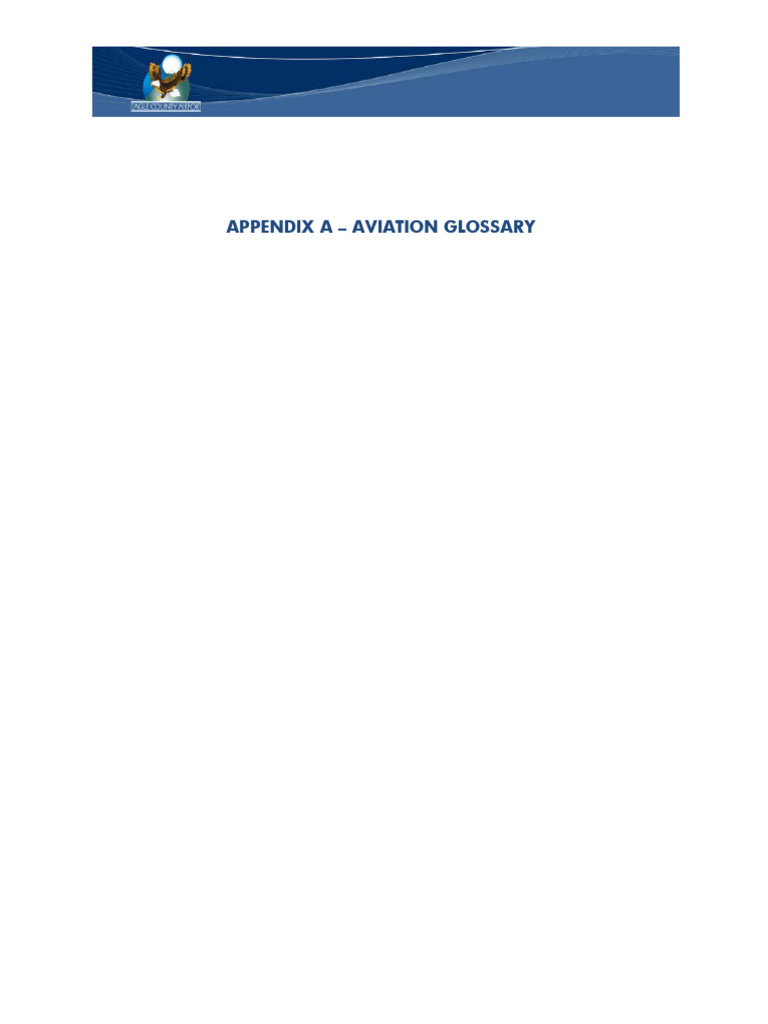 Appendix A | PDF | Aircraft | Flight