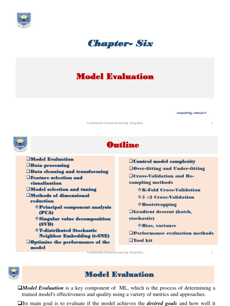 Machine Learning Model Evaluation Guide | PDF | Coefficient Of ...