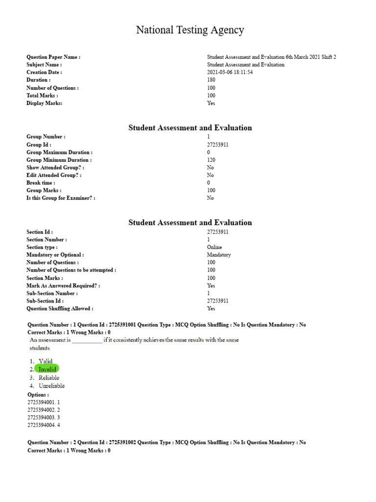 Module 6 Merged | PDF | Educational Assessment | Validity (Statistics)
