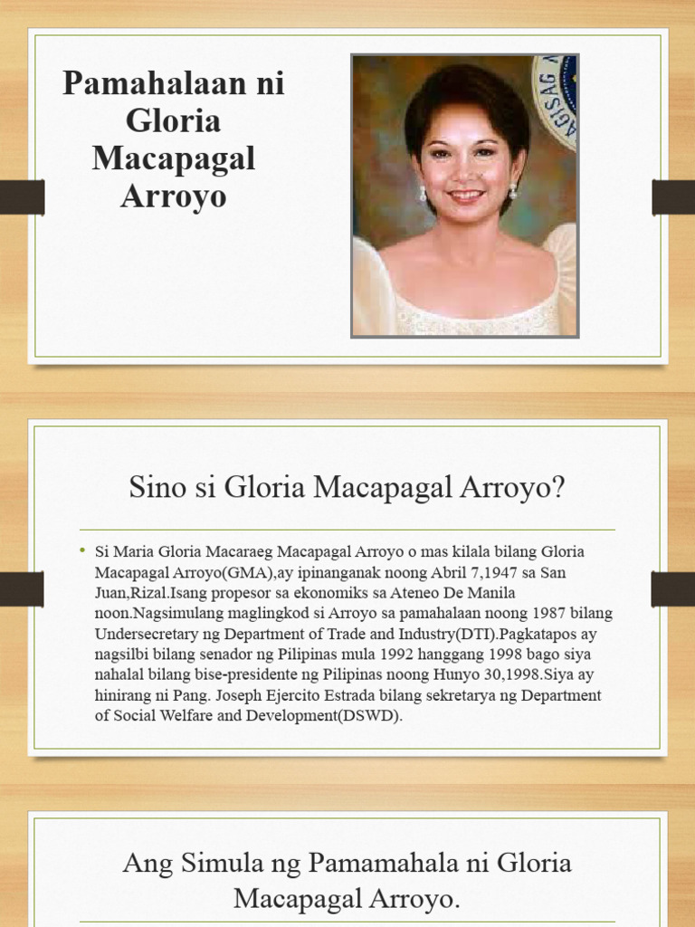 Pamahalaan Ni Gloria Macapagal Arroyo | PDF