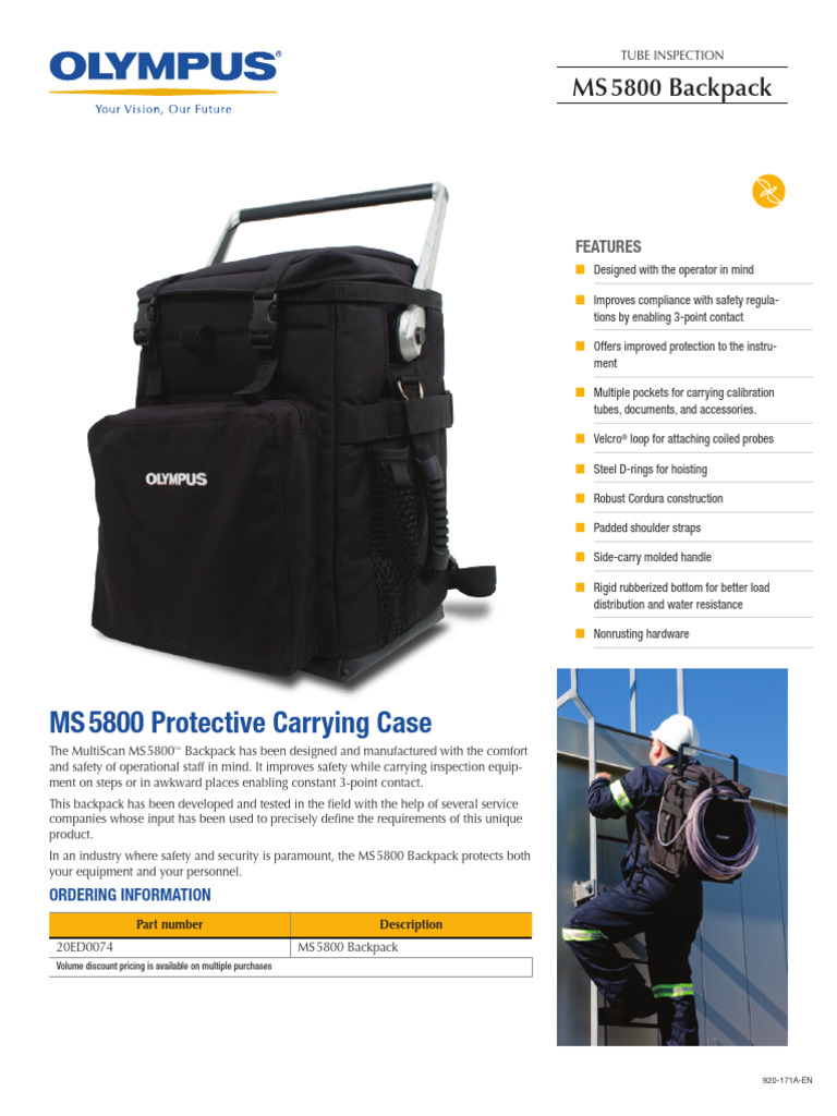 MS5800 Backpack - en | PDF | Backpack | Equipment