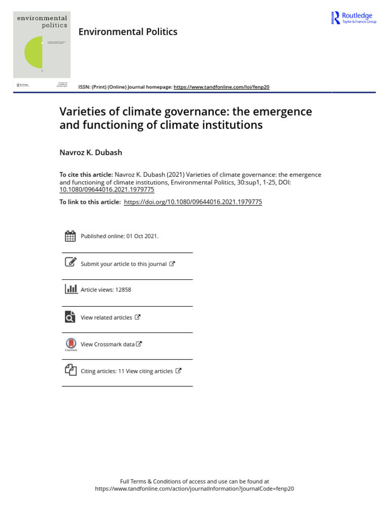 2019-Varieties of Climate Governance The Emergence and Functioning of ...