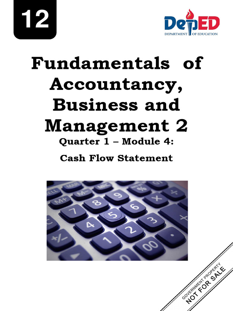 FABM2 Q1 m4 CFS JechDCardano | PDF | Cash Flow Statement | Cash