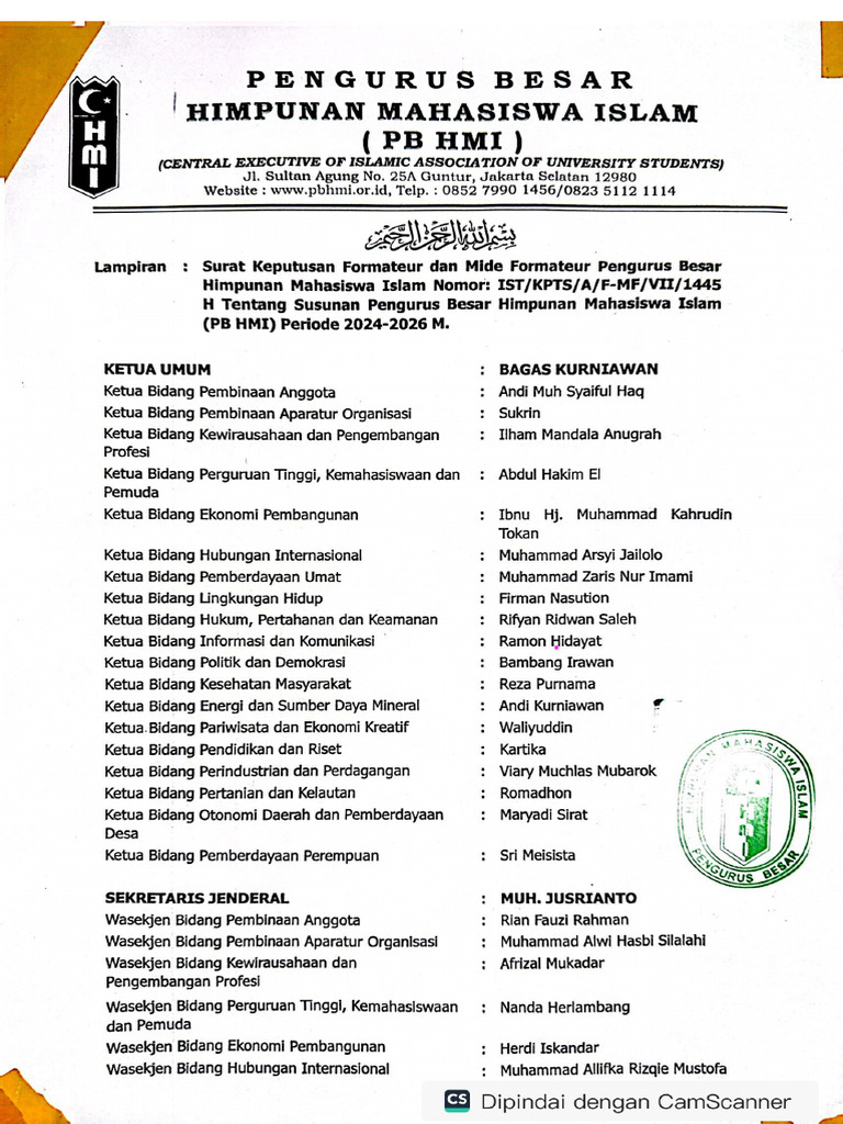 SK PB Hmi 2024-2026 | PDF