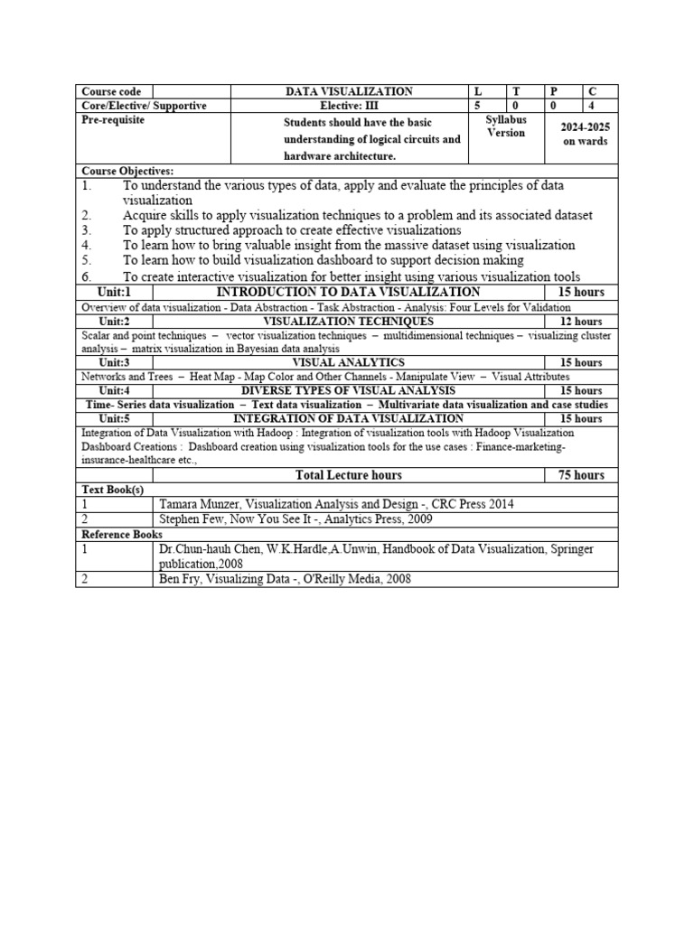 Data Visualization | Download Free PDF | Systems Science | Computing