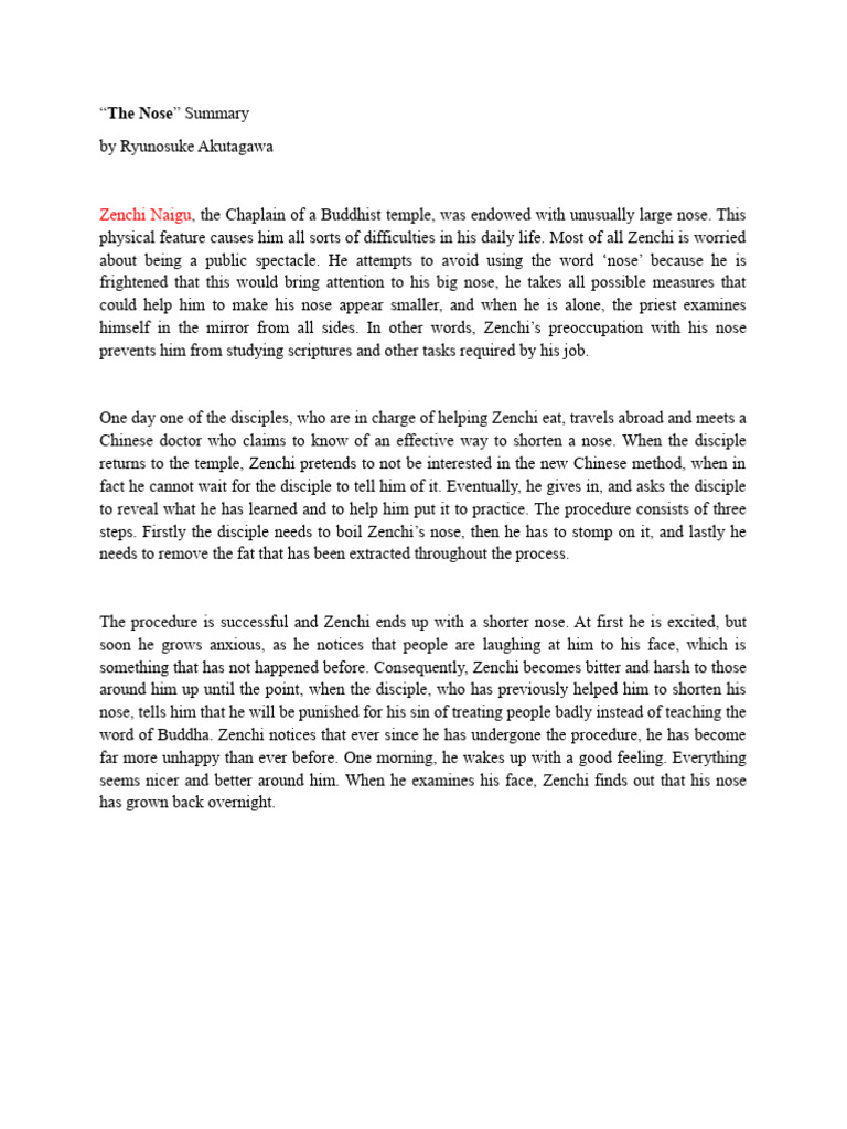 The Nose | PDF | Career & Growth | Self-Improvement