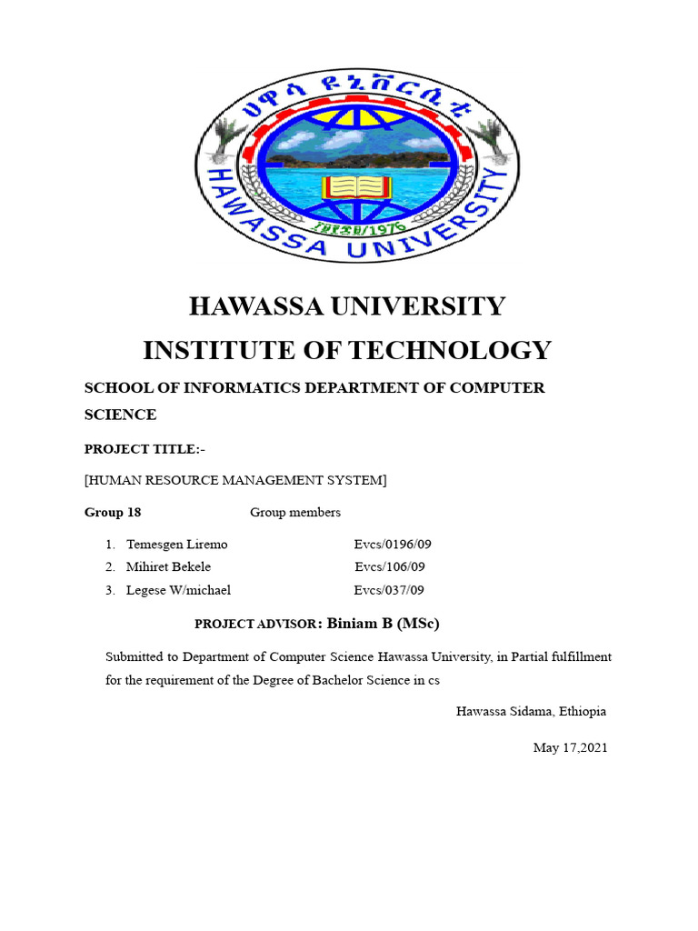 Human Resource Managmnet System | PDF | Use Case | System