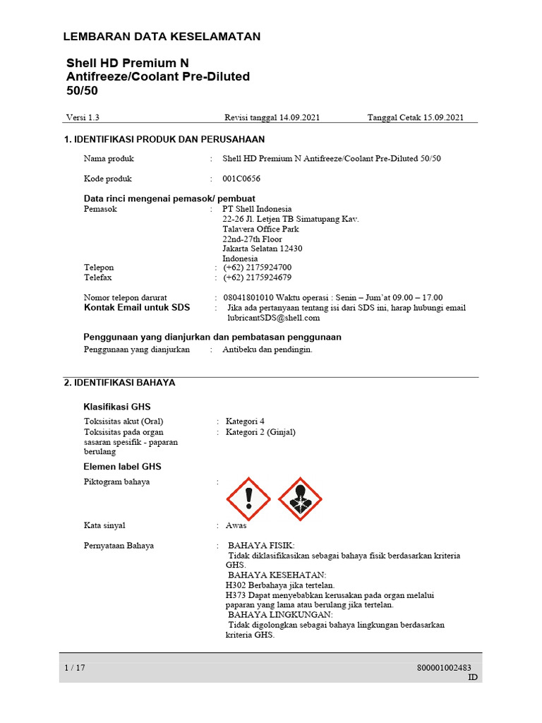 Msds Oli | PDF