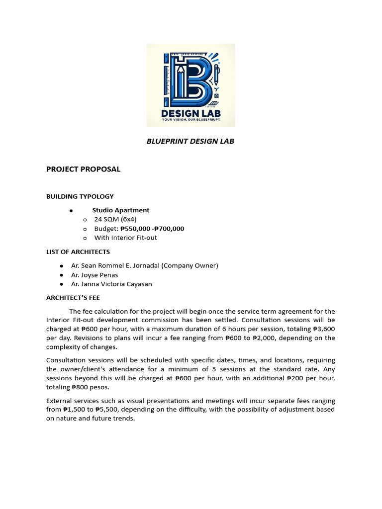 Project Proposal Costing | PDF