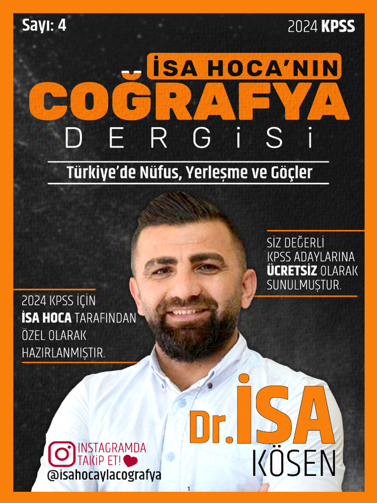 Cografya Nüfus Ve Yerleşme | PDF