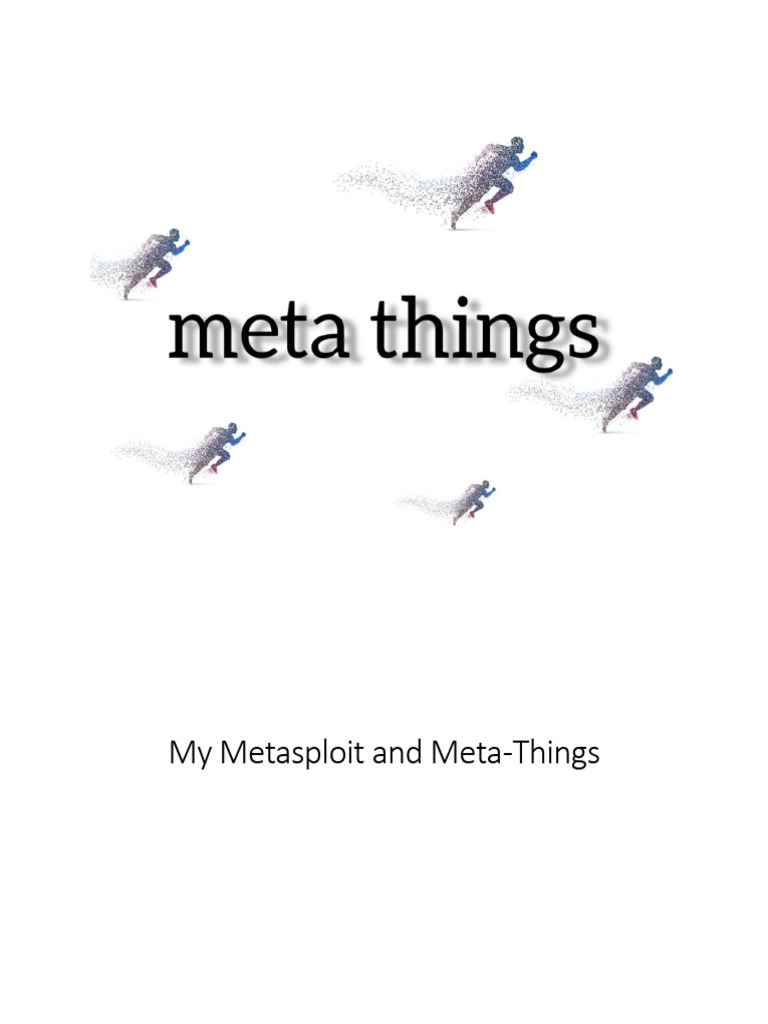 Meta Things | PDF | Internet Of Things | Security