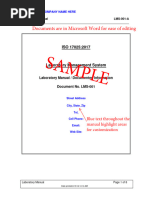 Check List of NABL Documents 2024 | PDF | Calibration | Specification ...