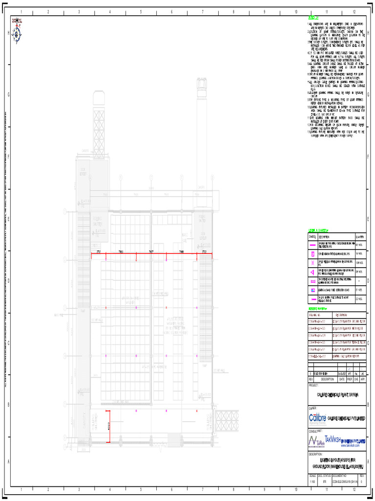 CCSK-ELE-DWG-019 - R0 - APS Lighting Layout | PDF