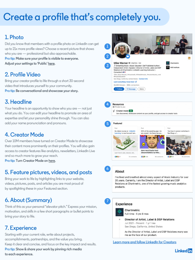 LinkedIn Profile Optimization Guide | PDF | Career & Growth