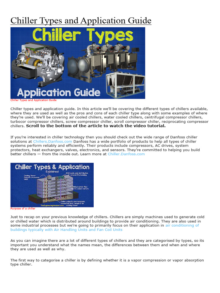 Engineering Mint Set Chiller | PDF | Gases | Building Technology