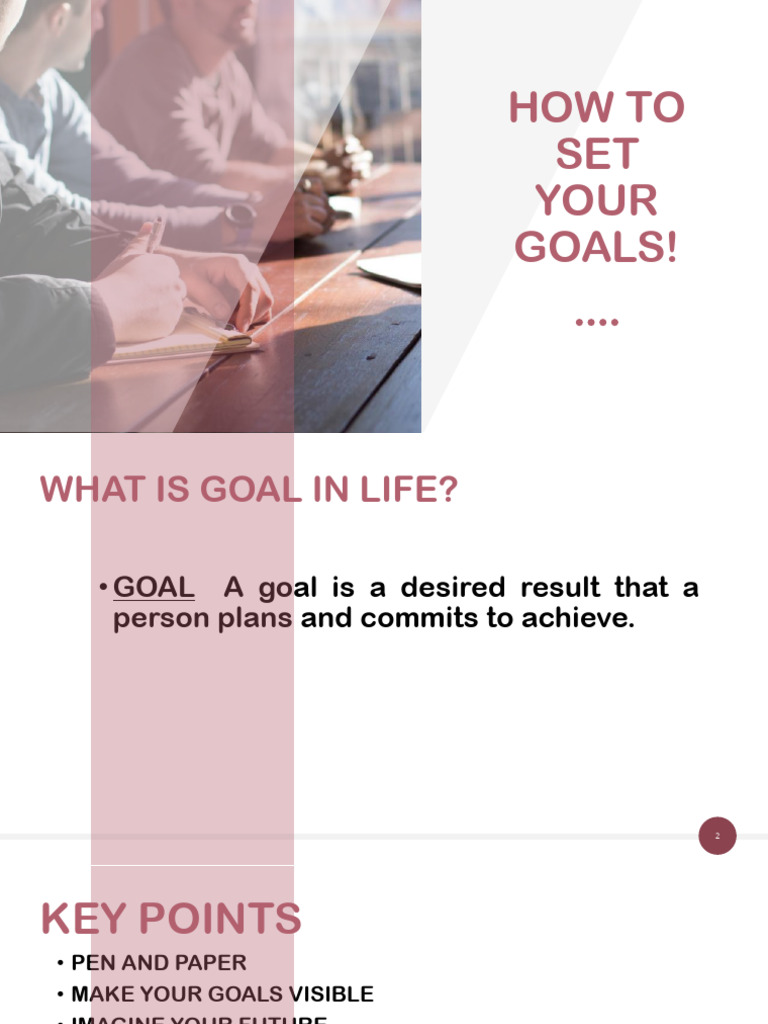 How To Set Your Own Goals | PDF | Career & Growth | Self-Improvement