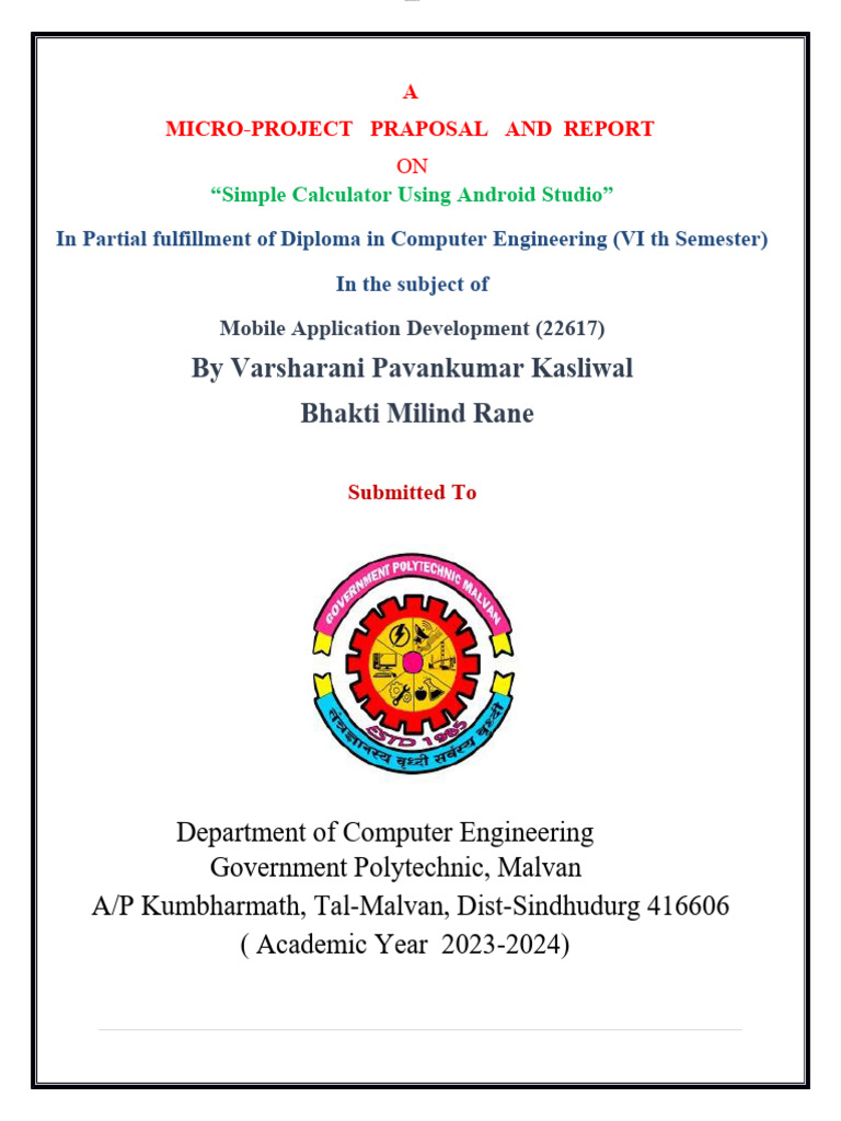 Mad MP | PDF | Android (Operating System) | Mobile App