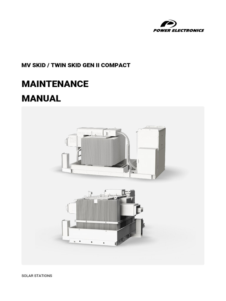 SKIDCMTM01AI - Maintenance - Manual - MV - Skid - Gen II - Compact ...