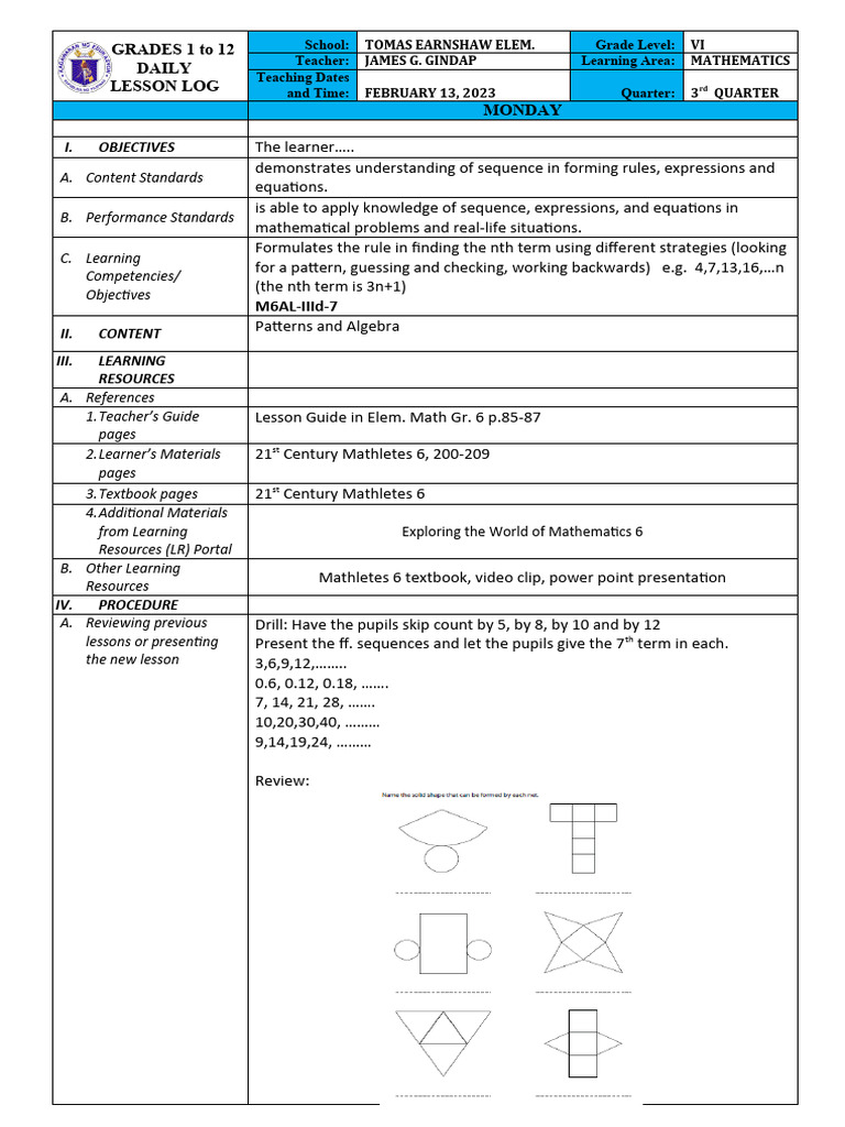 Q3 Week 2 | PDF | Learning | Mathematics