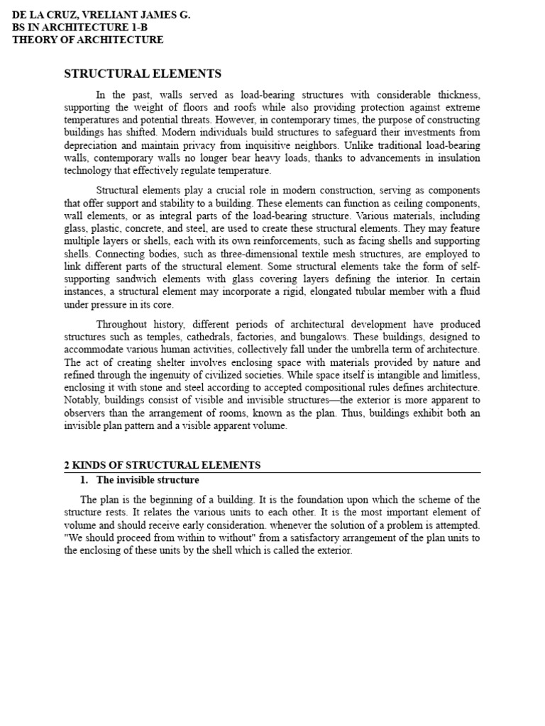Quiz Research - Structural, Circulatory Protective and Decorative Elements | PDF | Window | Roof