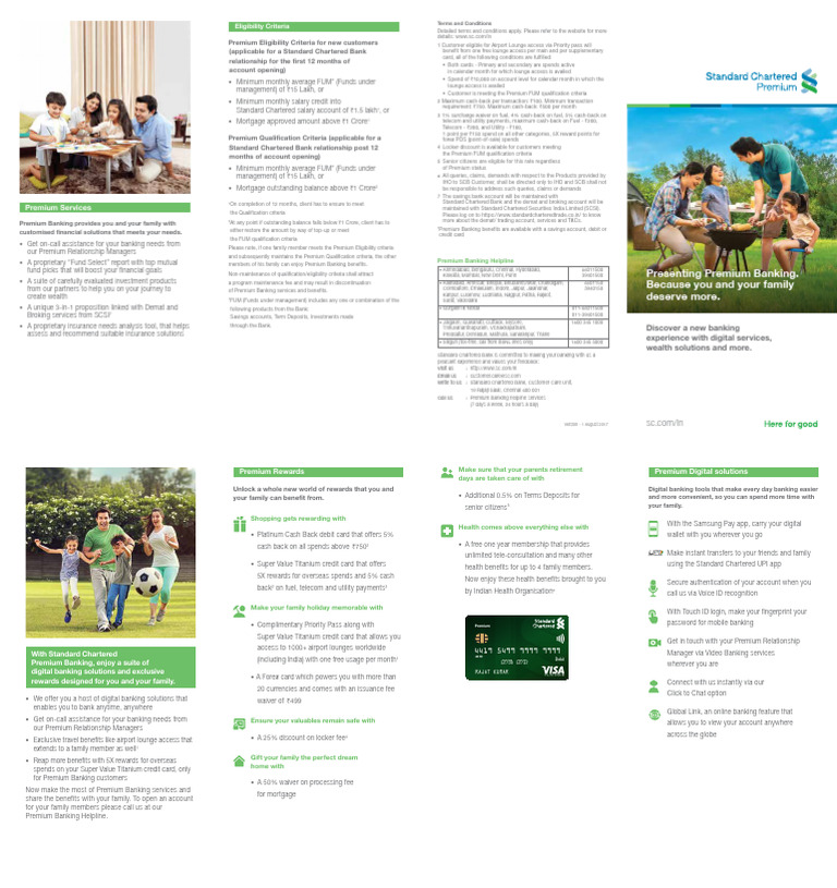 In Premium Banking Brochure | PDF | Credit Card | Airport Lounge