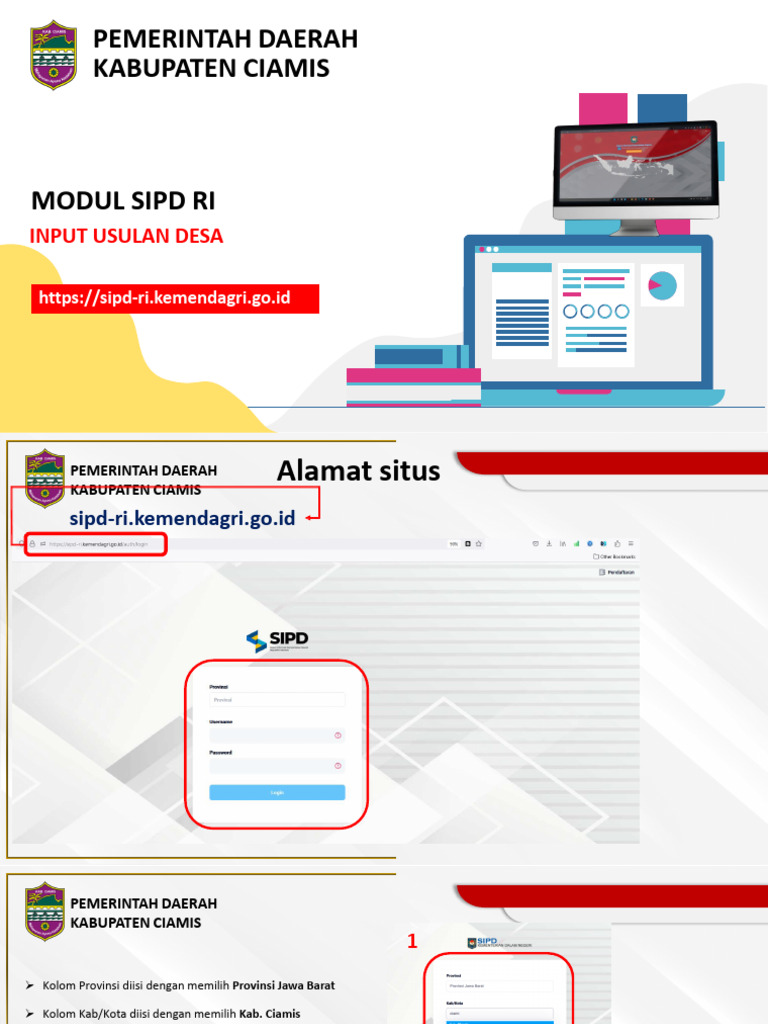 MODUL SIPD - Input Desa | PDF