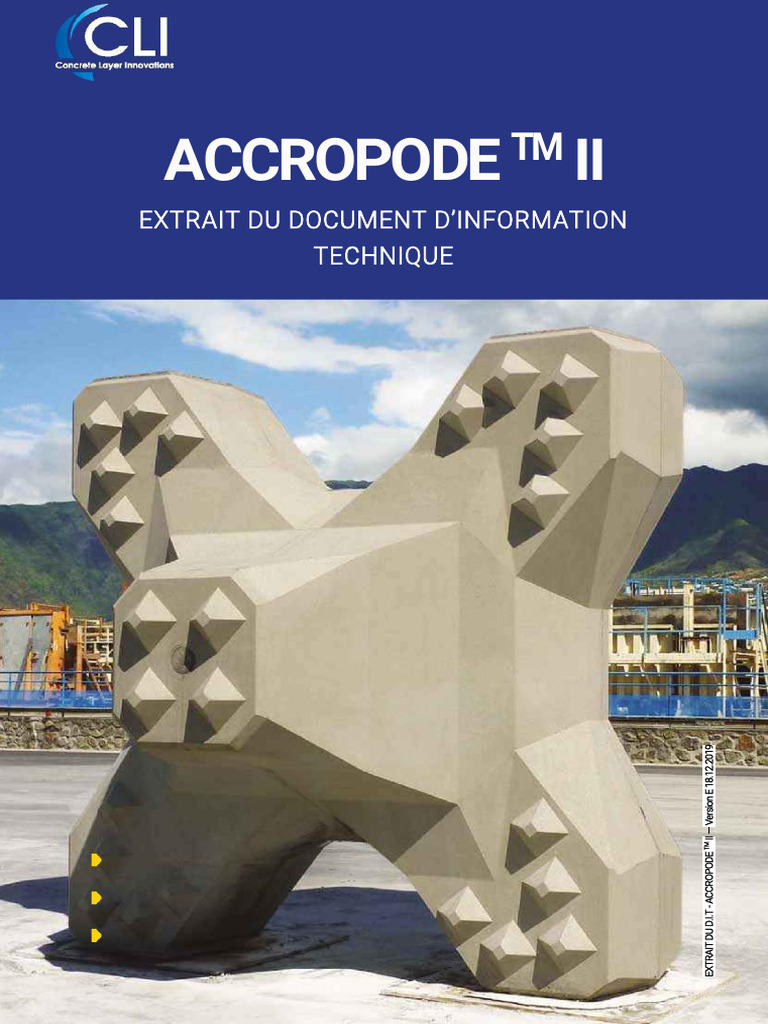 ACCROPODE™ II - Specifications Courtes - Version E - 0 | PDF | Béton ...