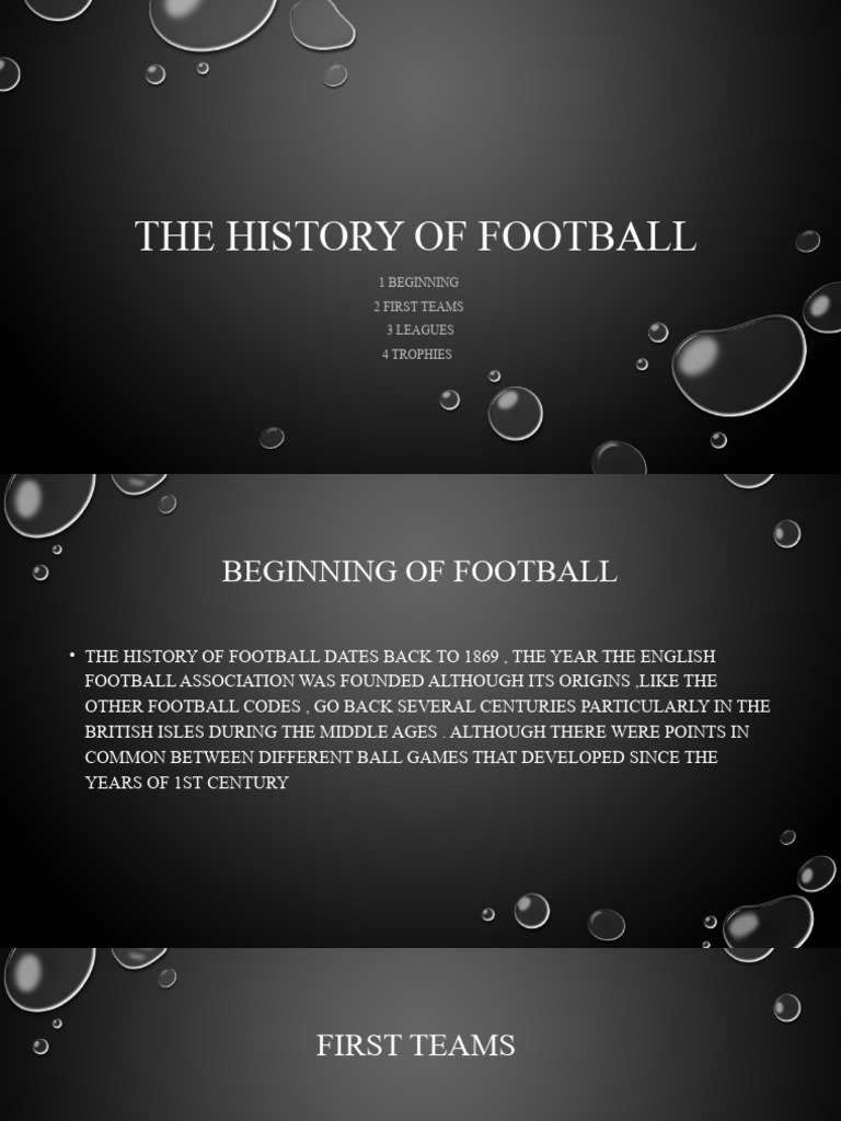 The History of Football | PDF | Sports & Recreation | Social Science