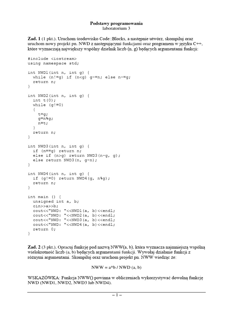 Laboratorium3 Nowe | PDF