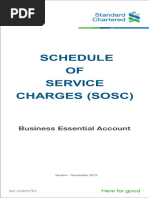 Standard Chartered Bank Charges Overview | PDF | Cheque | Debit Card