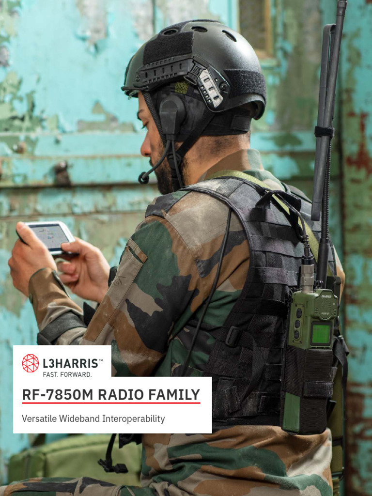 rf-7850m-wideband-radio-family-brochure | PDF | Wi Fi | Radio