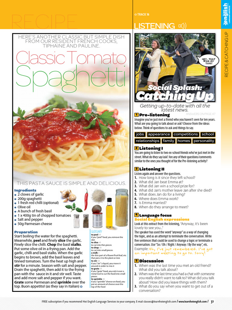 handout-spaghetti-recipe-found-07 (1) | PDF | Spaghetti | Food And Drink