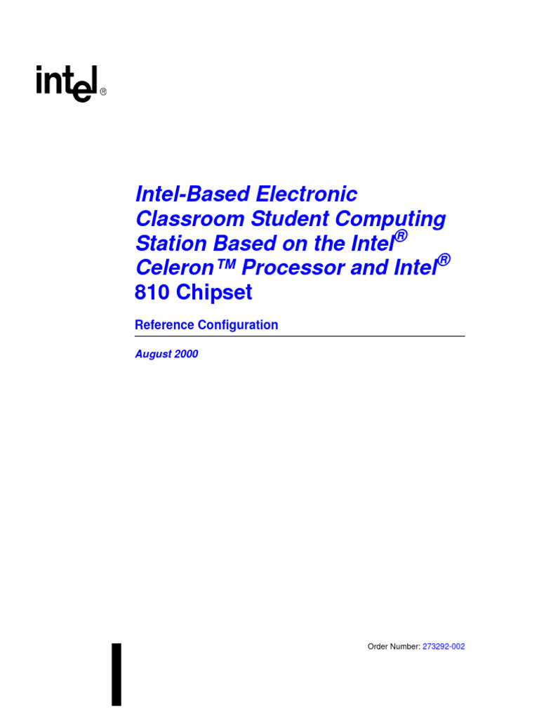 CLASS STUDY Processor and Intel® | PDF | Computer Network | Booting