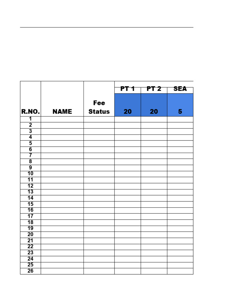 (II A) Final Term Result Sheet | PDF | Learning | Psychological Schools