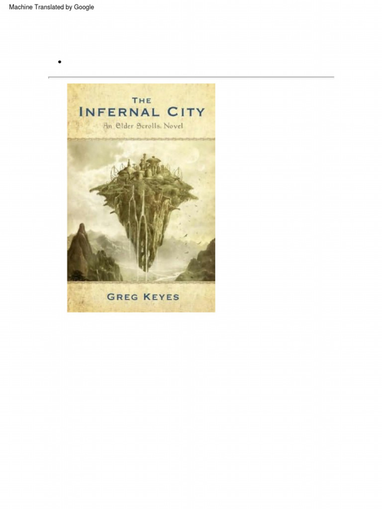 La Ciudad Infernal - Greg Keyes | PDF | Té | Cilantro