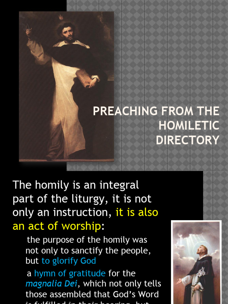 Part 1 Preaching Homiletics | PDF | Sermon | Mass (Liturgy)