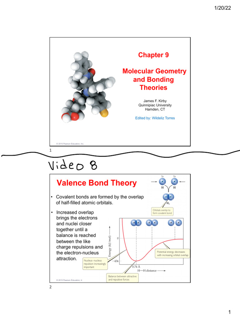 Cap 9b - Geometria Molecular y Teorias de Enlace Parte 2 | Download Free PDF | Molecular Orbital ...