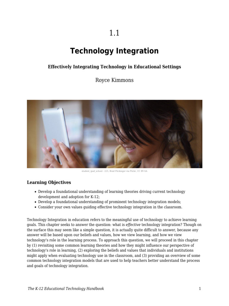Technology Integration | PDF | Constructivism (Philosophy Of Education) | Learning
