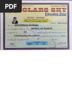 Basic Computer Course Completion Certificate | PDF
