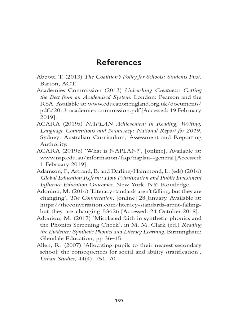 LUPTON - Great Mistakes in Education Policy - References | PDF ...