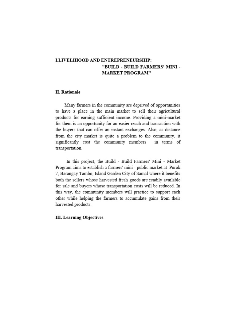 Sample Proposal | PDF | Market (Economics) | Sales