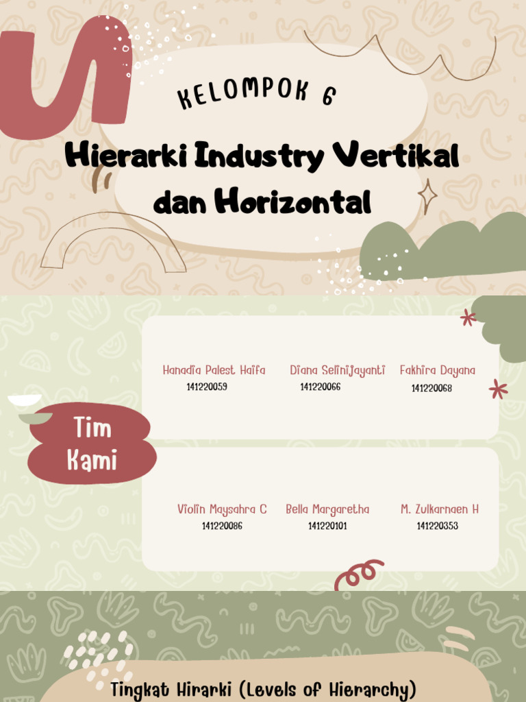 Hirarki Organisasi: Vertikal vs Horizontal | PDF